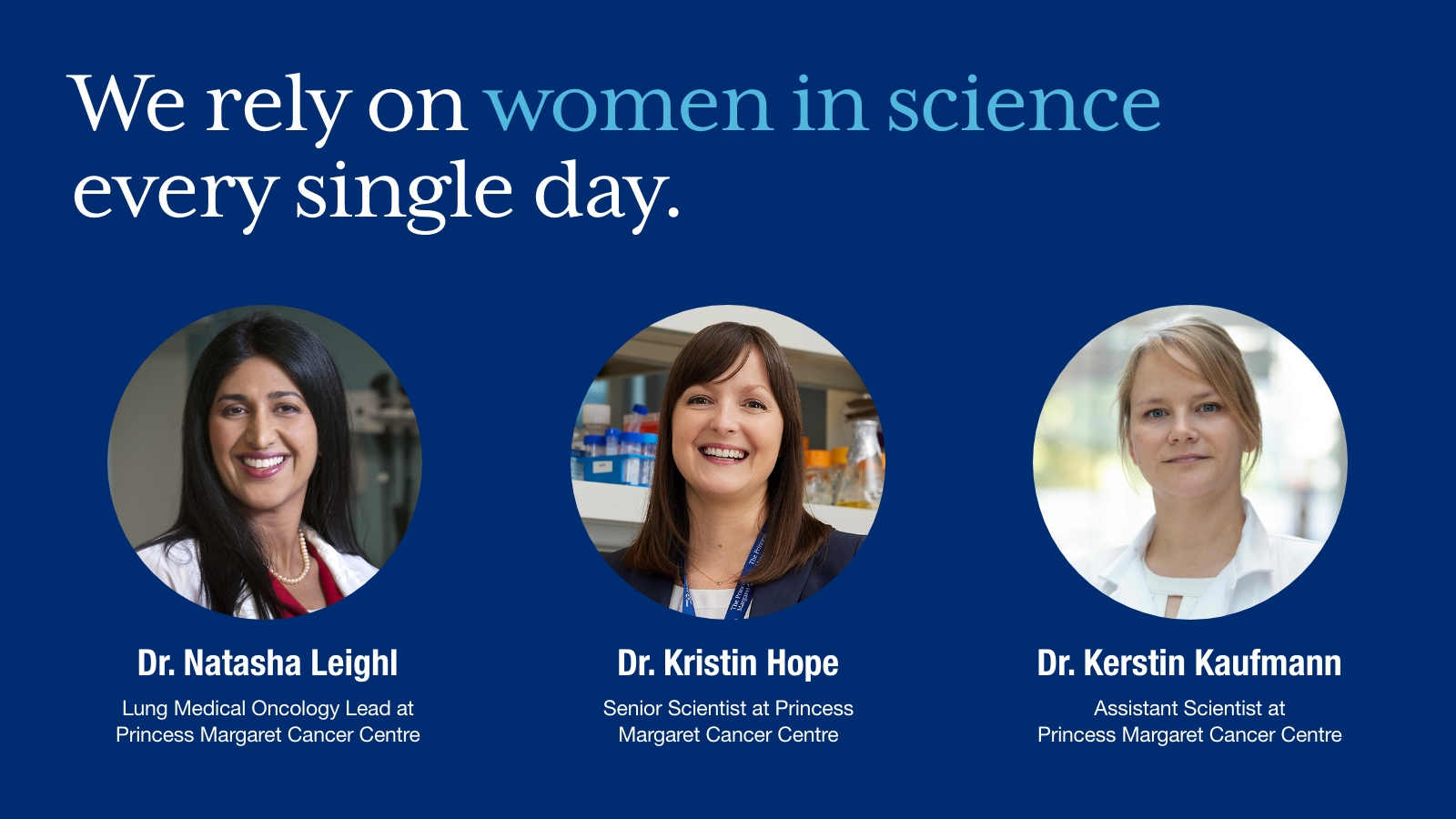 The Princess Margaret is home to notable women scientists